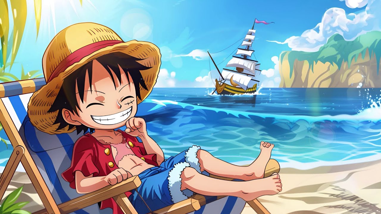 Luffy hip hop one piece 🏴‍☠️ Lofi hip hop songs mix to calm and ...