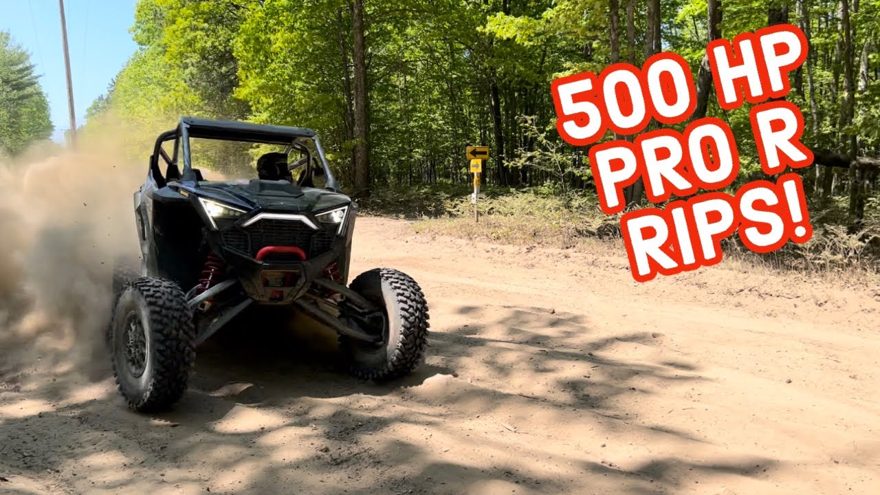 Turbo RZR Pro R Hits the TRAILS! Is 500 Horsepower Reliable in the ...
