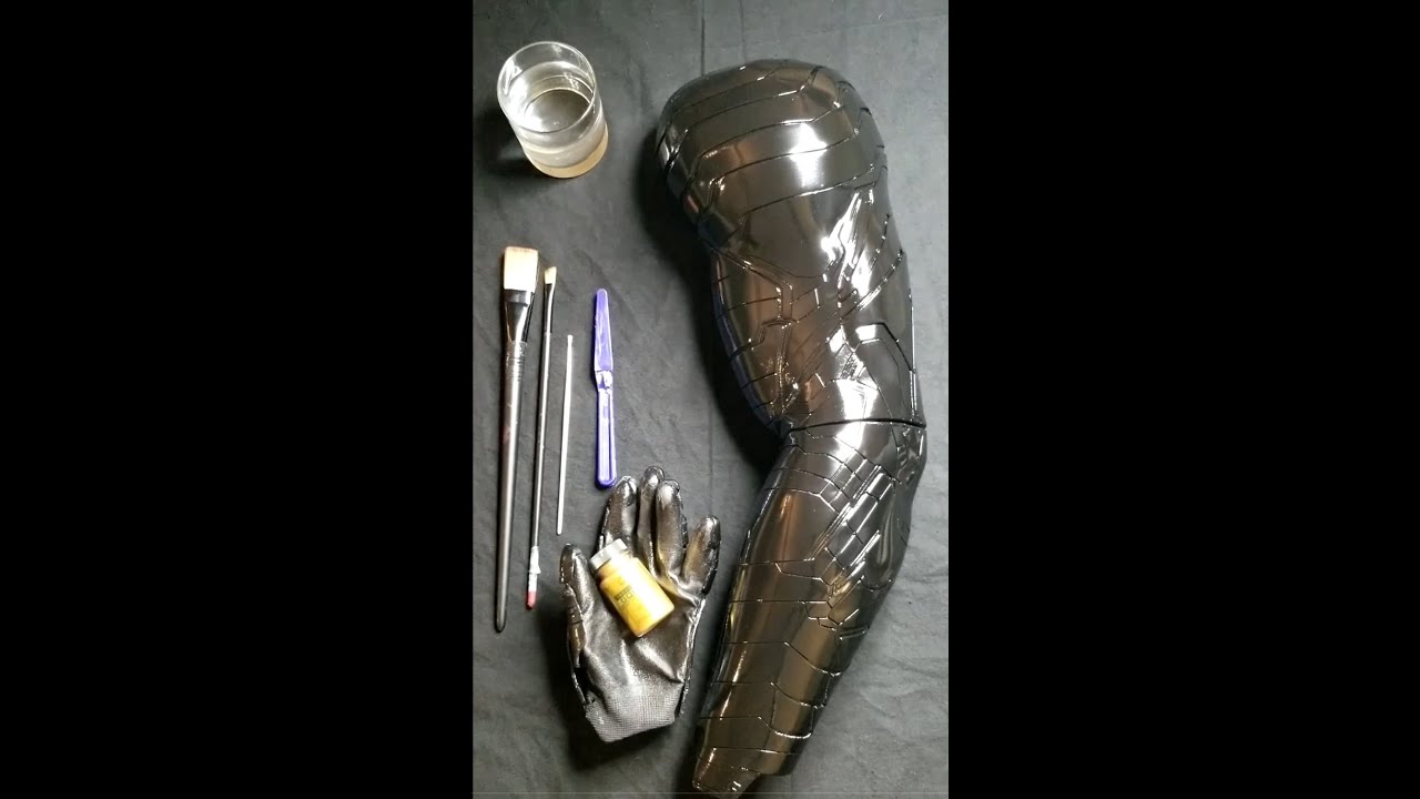 Part 1 3D Printing Winter Soldier Black Arm / Printable Model of White ...