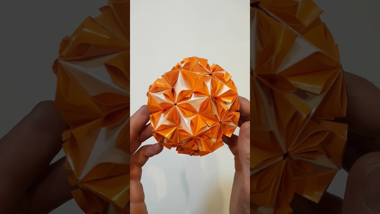 Кусудама Петля (Saburo Kase), Kusudama Loop #Shorts - YouTube