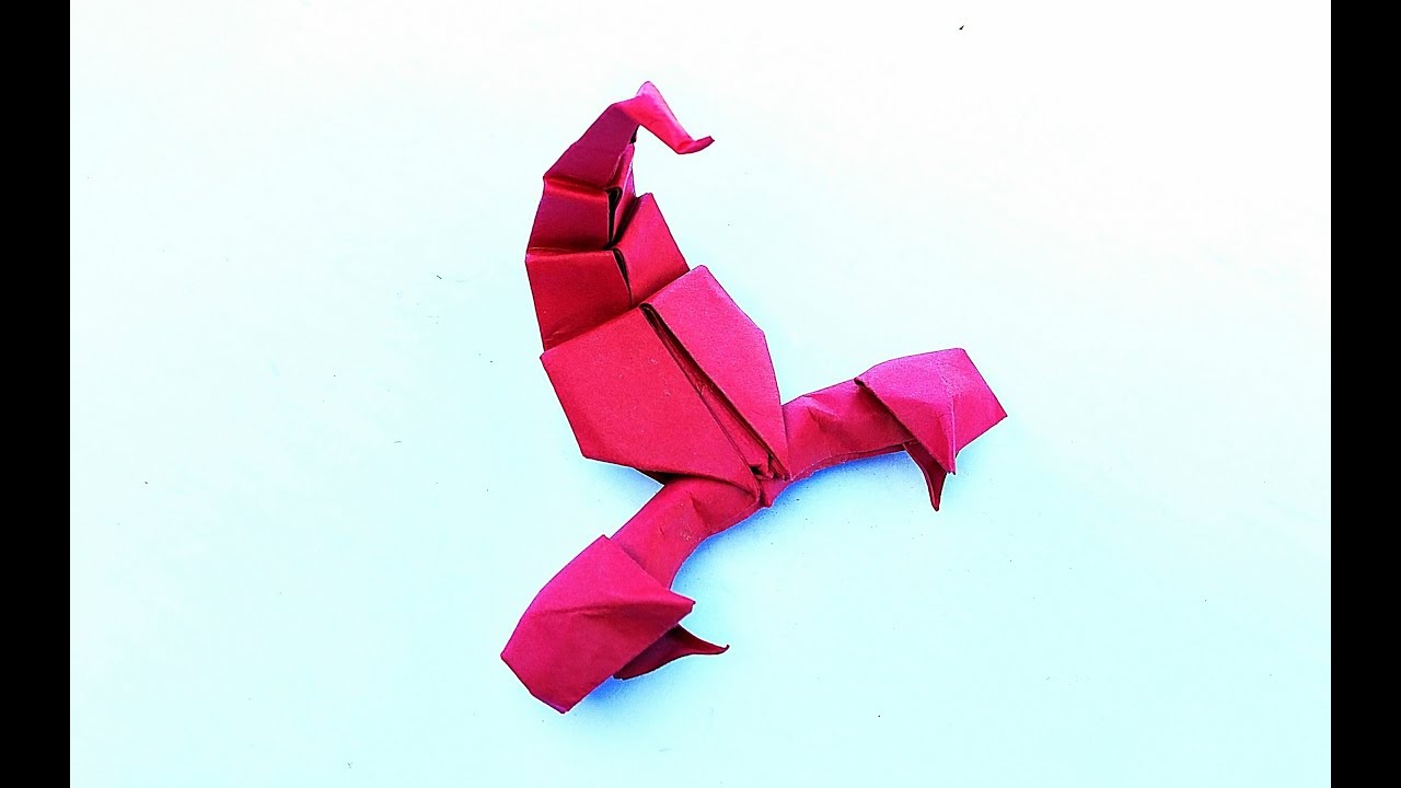 How To Make Paper Scorpion || Origami Scorpion || DIY - YouTube
