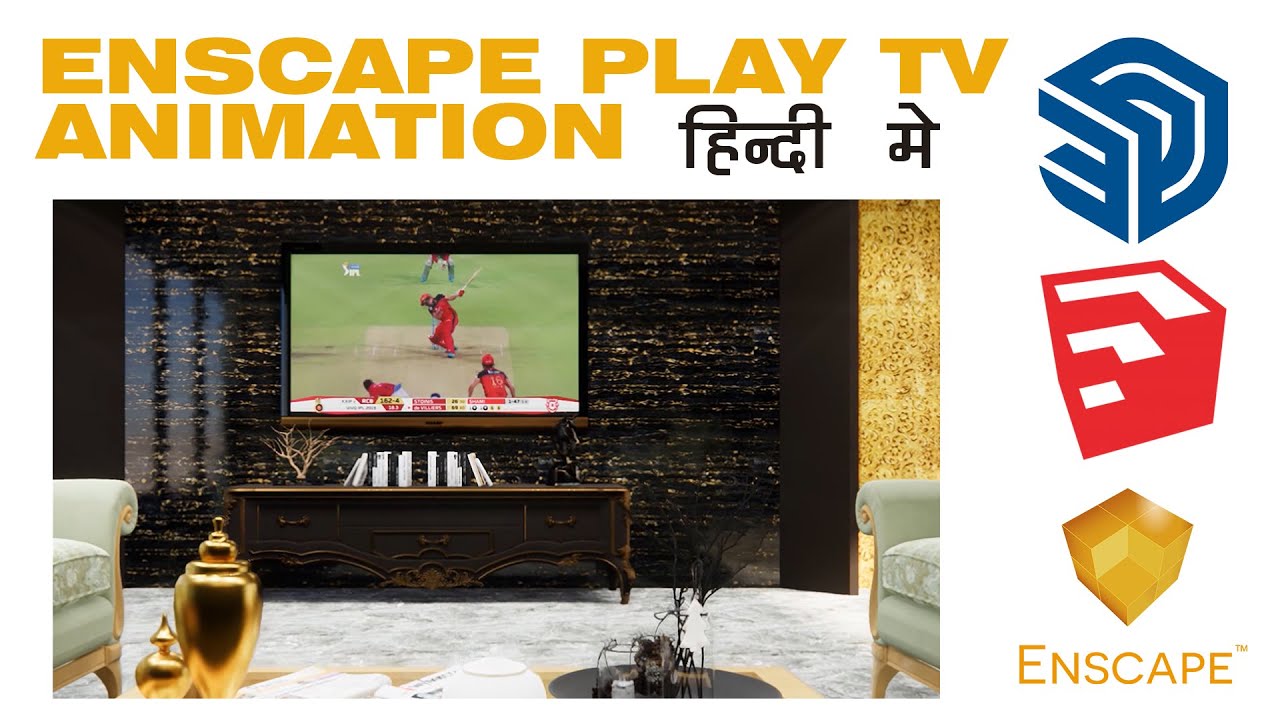 Enscape tv animation sketchup l How to Create Video Texture | Enscape ...