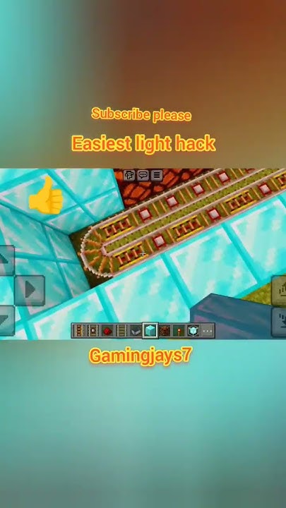Easiest light hack #minecraft #gamingshorts #games #gaming - YouTube