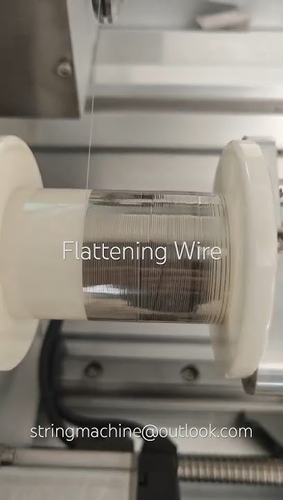 From 0.12mm to 0.06mm: How We Flatten 430 Stainless Steel Wires for Premium Strings | Full ...
