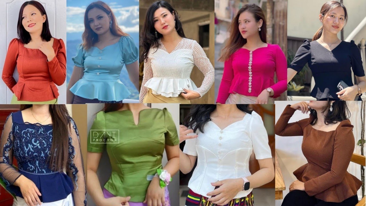 mizo Sunday dress 2023/44different types of tops design/mizo model tops ...