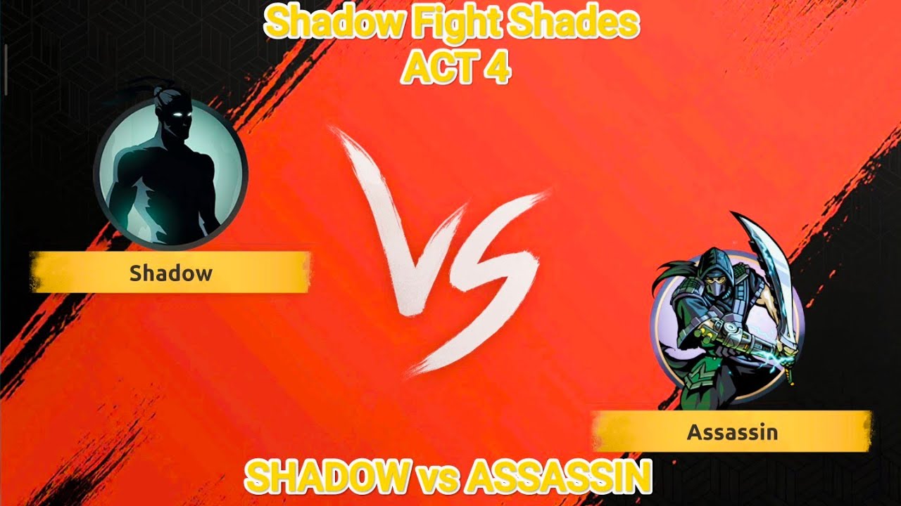 Shadow Fight Shades: ACT 4 | PART 5 | SHADOW vs ASSASSIN | Boss ...