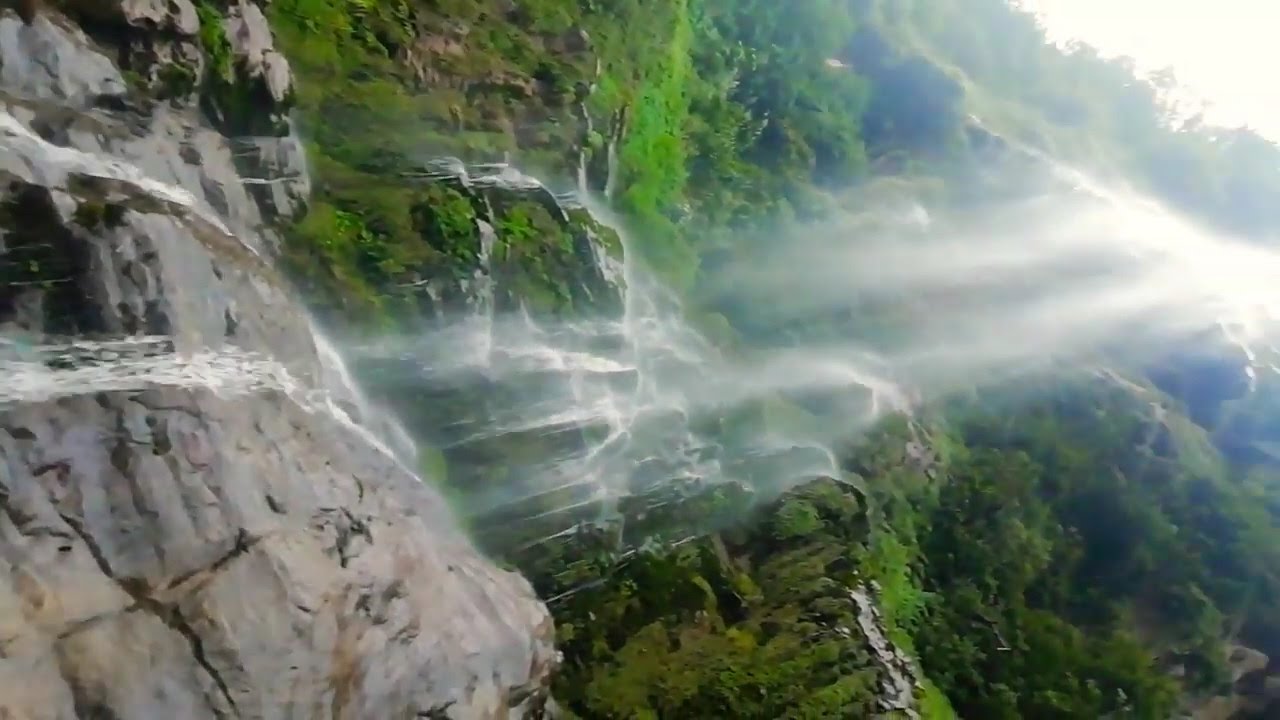 bahubali waterfall,,,, north sikkim, - YouTube