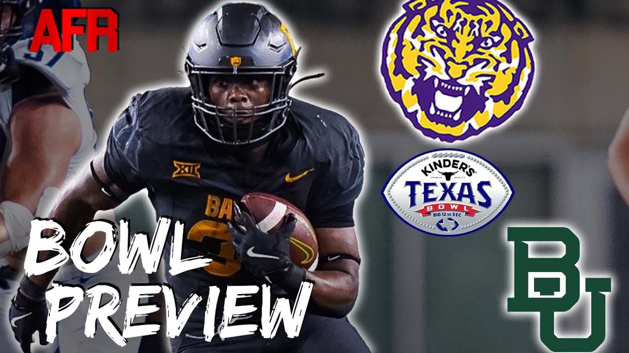 LSU vs. Baylor Texas Bowl Preview | Can the Tigers Stop Baylor's Run ...