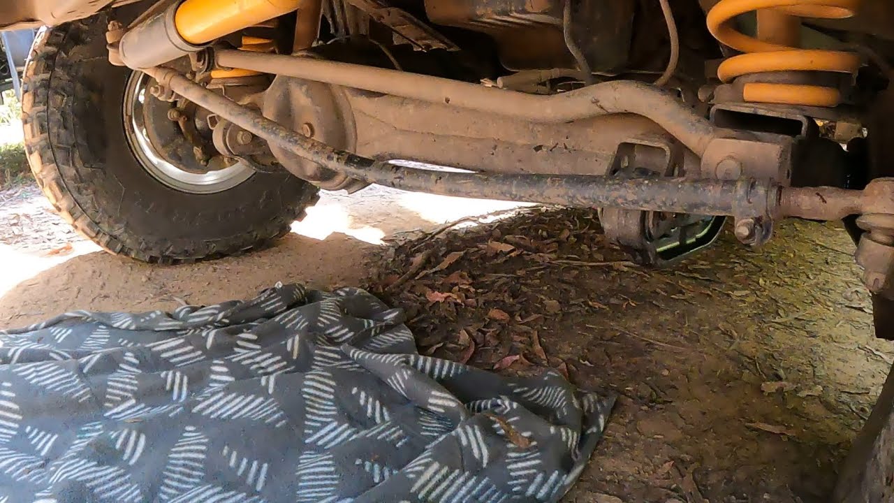 Tie rod repair on track - YouTube