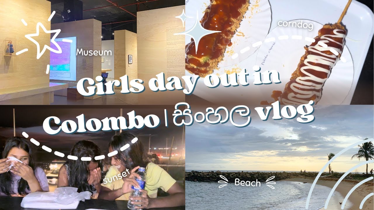 සිංහල vlog | Day out in Colombo | Beach | Corndog review #SriLanka ...
