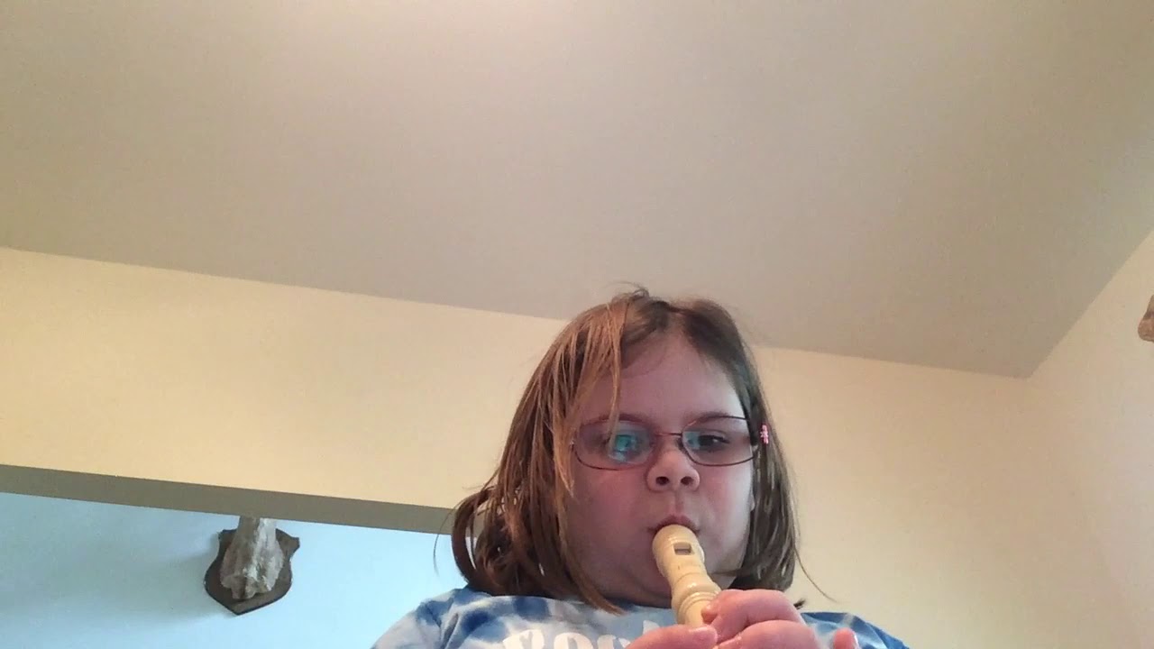 Purple belt recorder audition - YouTube