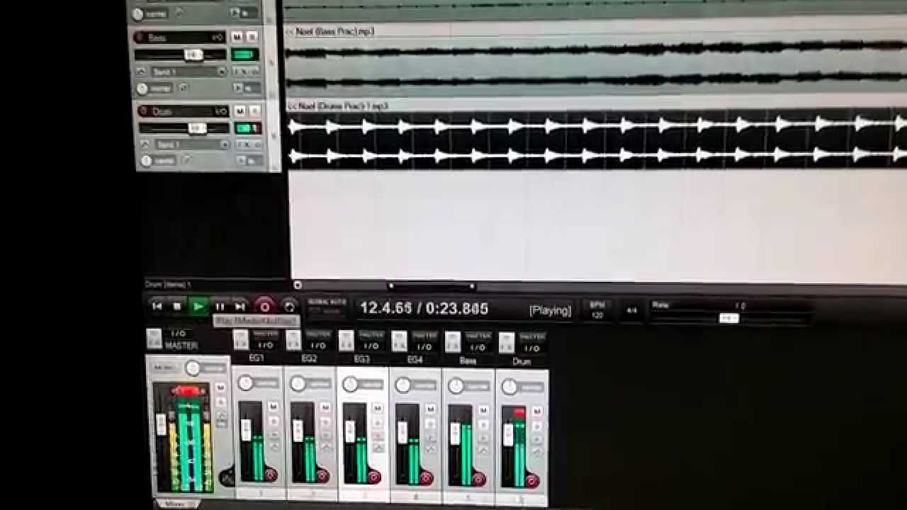 Practice tracks in Reaper - YouTube