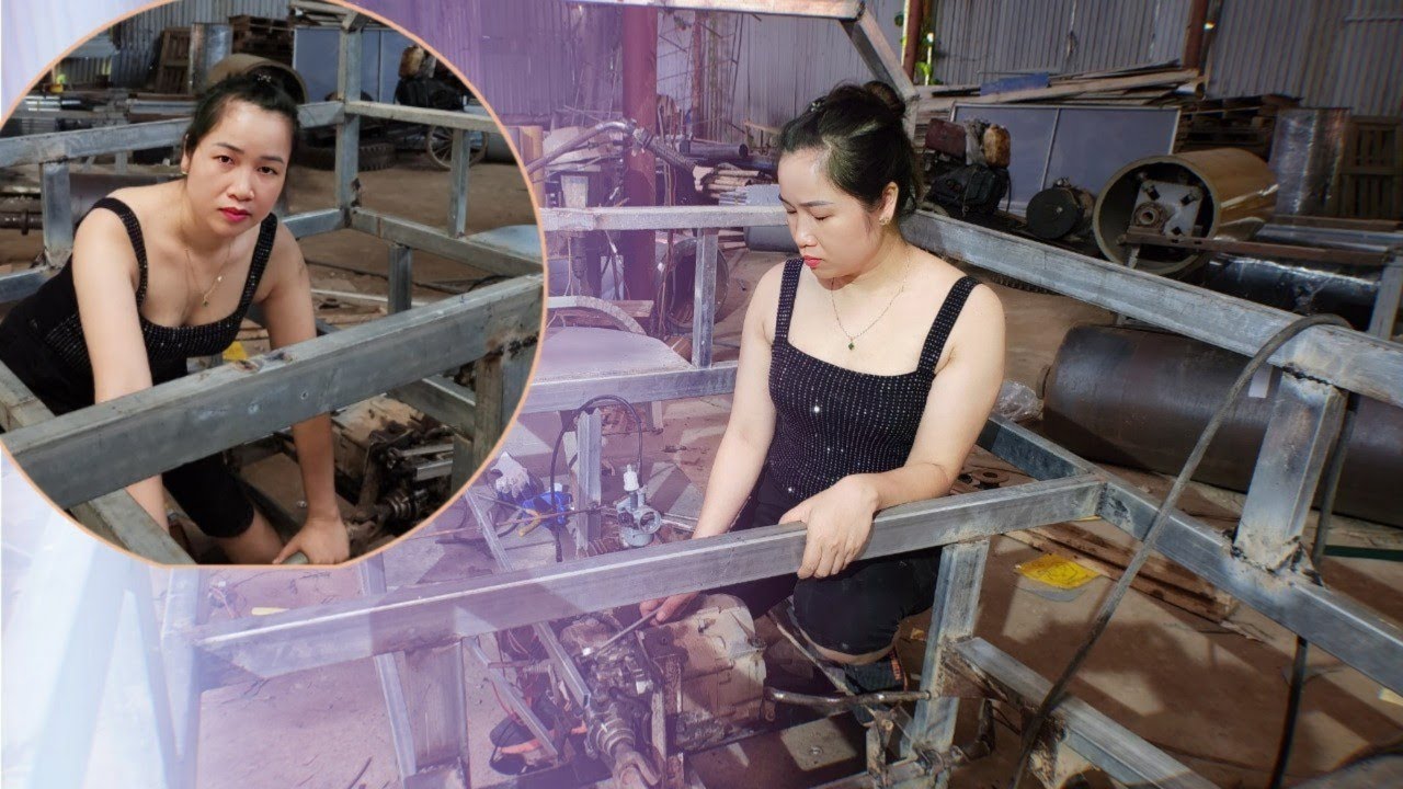 Genius Girl: Genius Girl repair and rebuilds 3-Wheel Rickshaw:Part 1 ...