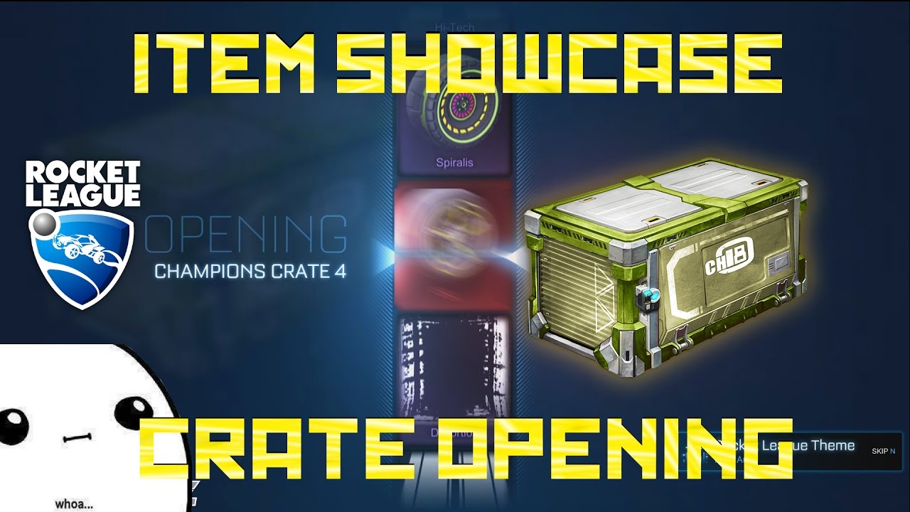 Rocket League New Champions Crate 4 Opening / Item Showcase (Extreme ...