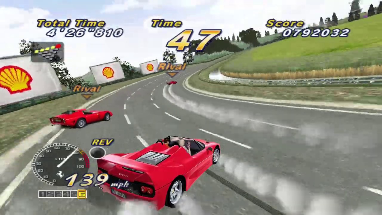 Outrun Coast To Coast. Sega PC. Outrun 2 Route A 1080p 60fps. - YouTube