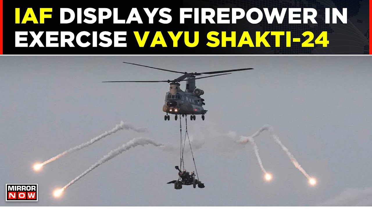 WATCH: Air Force Displays Firepower, Combat Capabilities In Rajasthan's ...
