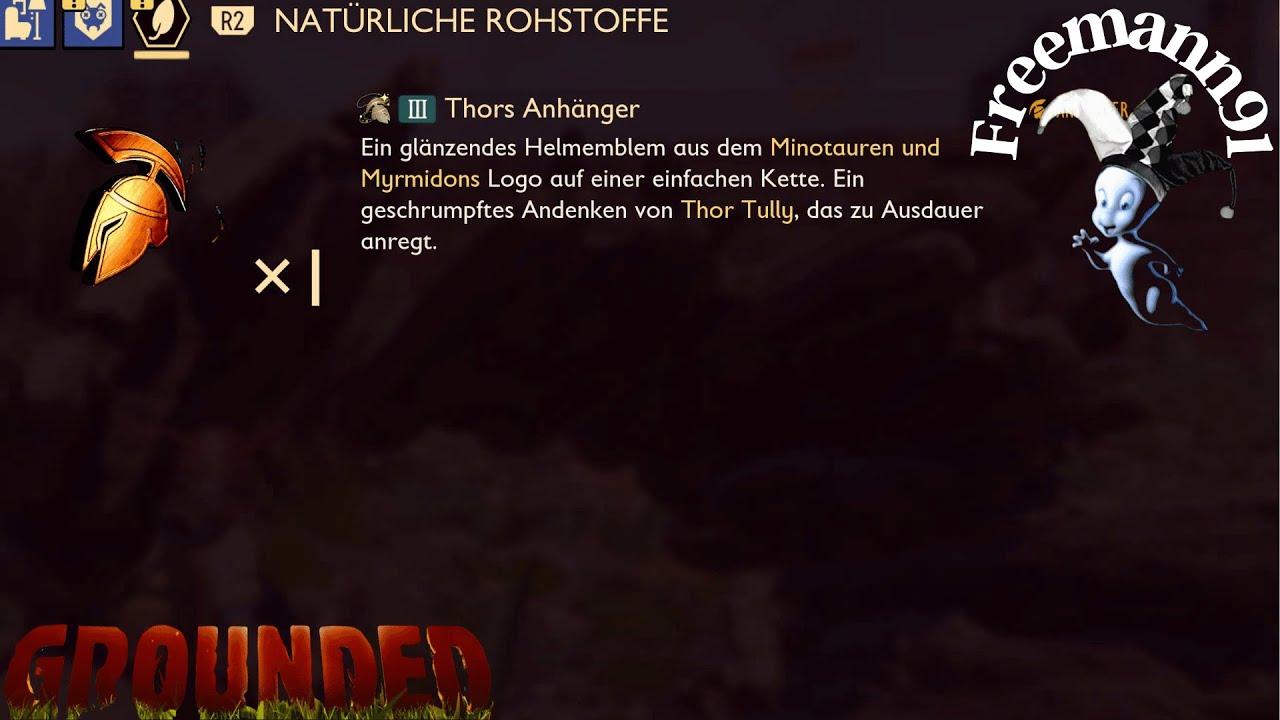 Grounded Thors Anhänger finden - YouTube