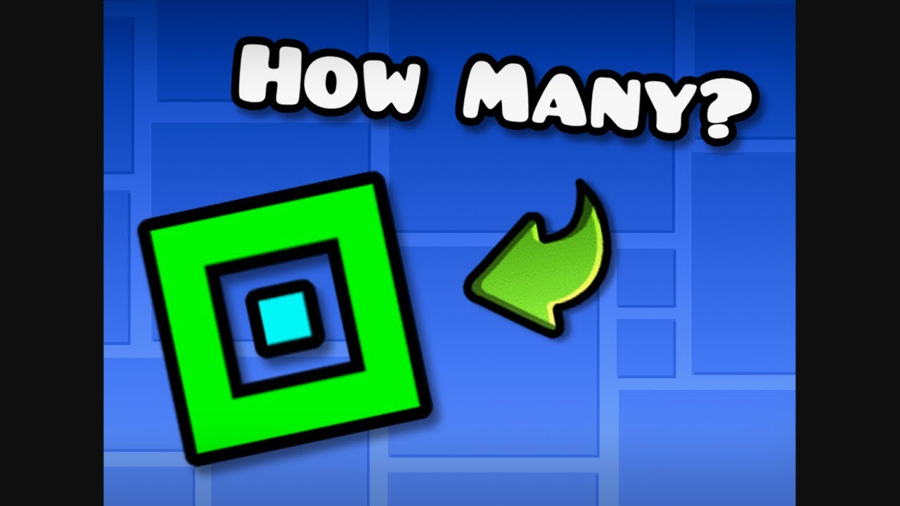 How Many Icons Can You Make In GD? - YouTube