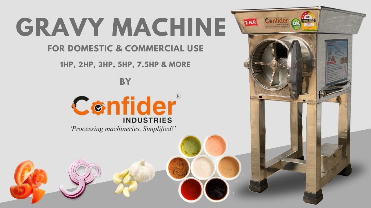 Gravy Machine | Garlic Ginger Paste | Tomato Gravy Machine | Tomato ...