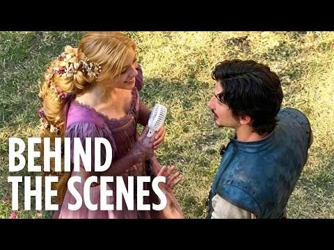 Tangled (2026) Live-Action Behind the Scenes: Teagan Croft (Rapunzel) & Milo Manheim (Flynn Rider)