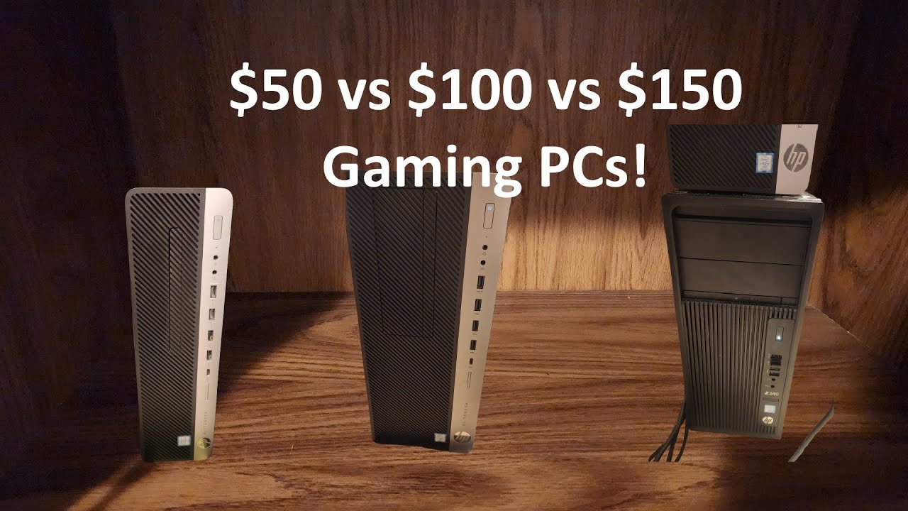 How Does a $50 Dollar PC and a $100 Dollar PC and a $150 PC Compare ...