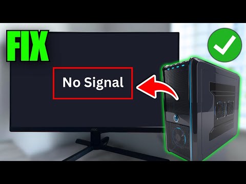 How To Fix PC Is On But No Signal To Monitor / Display
