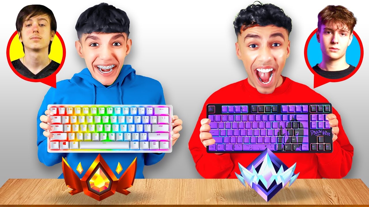Using Clix & Peterbot's Keyboards to Play Ranked in Fortnite! - YouTube