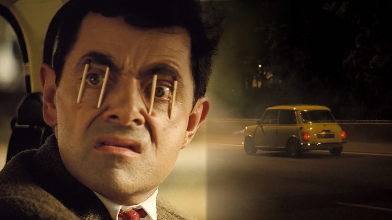 How To Drive Through The Night: Mr Bean Style... | Mr Bean's Holiday ...