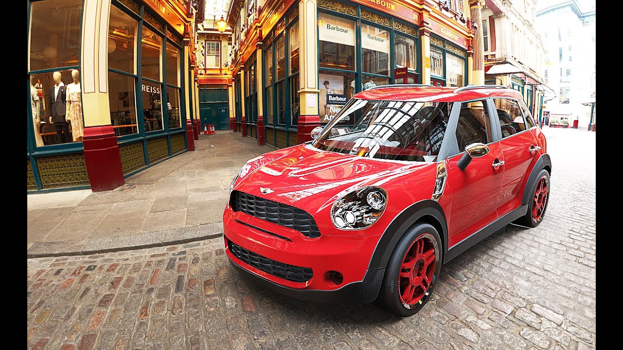 HOW TO DRAW Mini cooper 2020 paint and rendering(keyshot) - YouTube