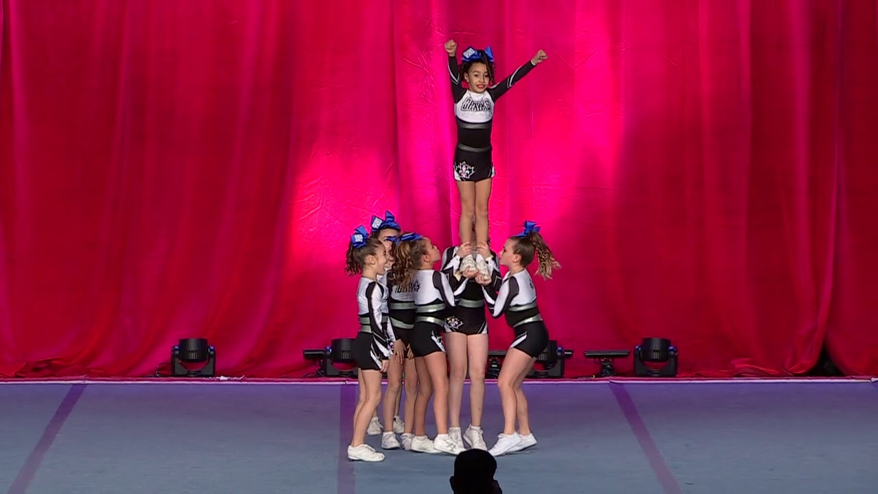 Sparks Cheerleading Electric Level 1 - YouTube