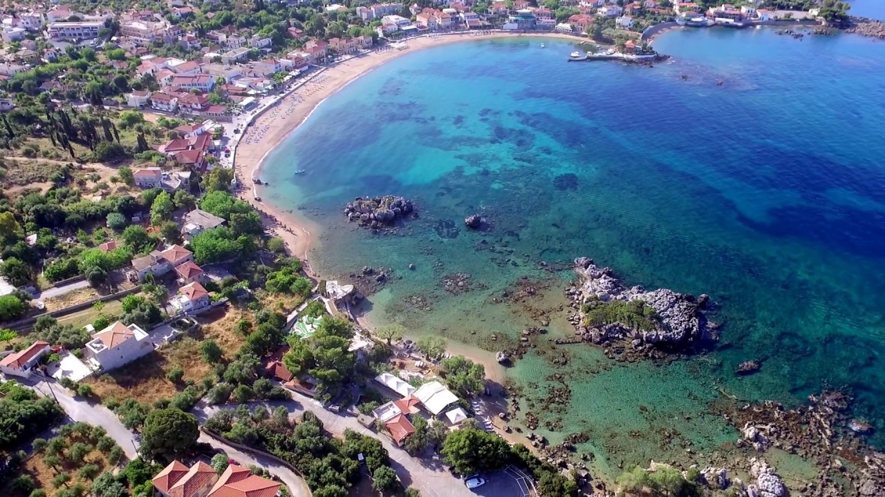 Stoupa & Kalogria Beach-Mani, Greece (Drone Video) - YouTube