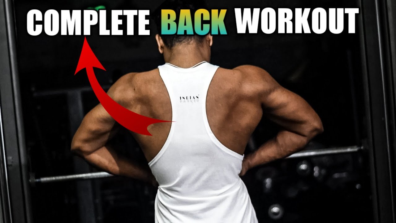 Complete Back Workout | 5 Best Exercises For Back! - YouTube