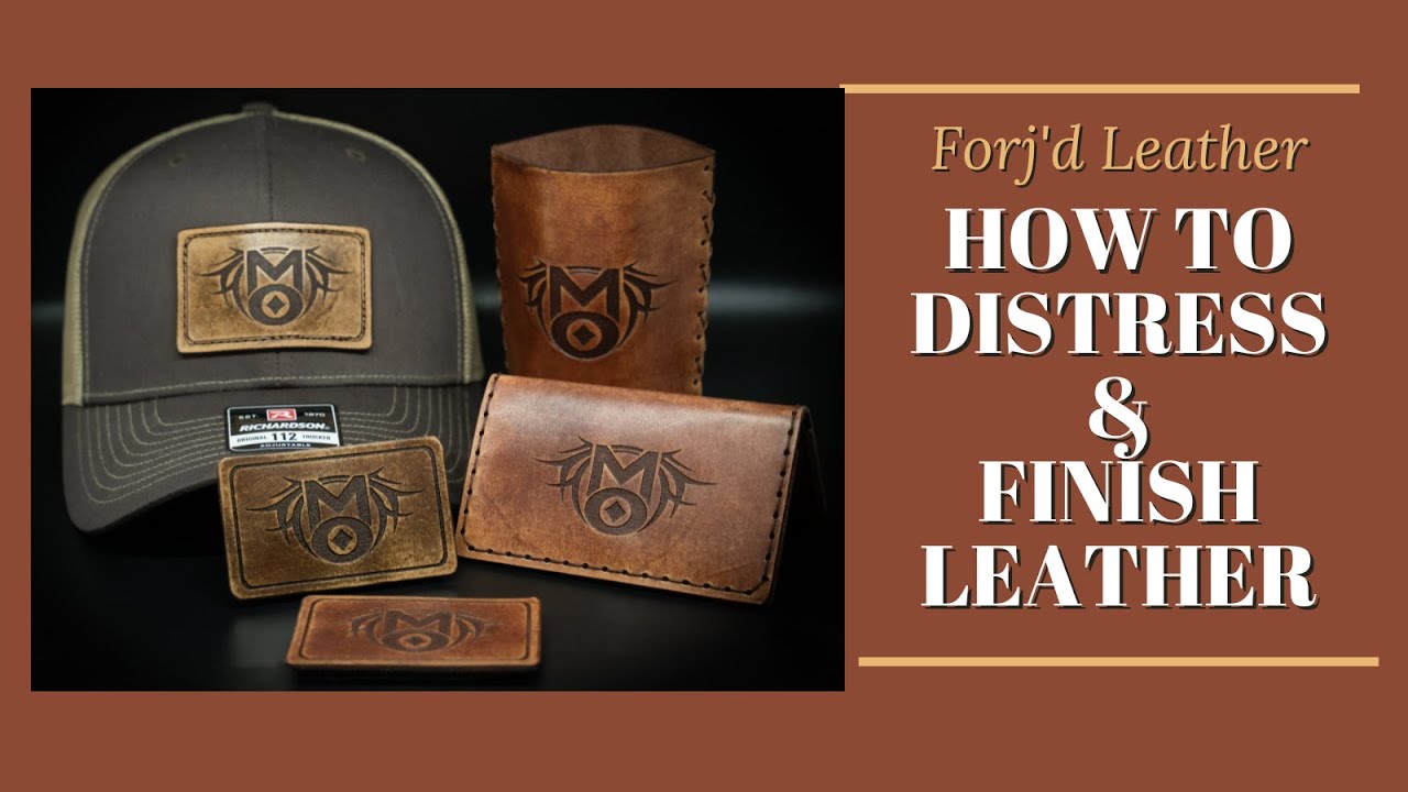 Learn how to distress leather. - YouTube