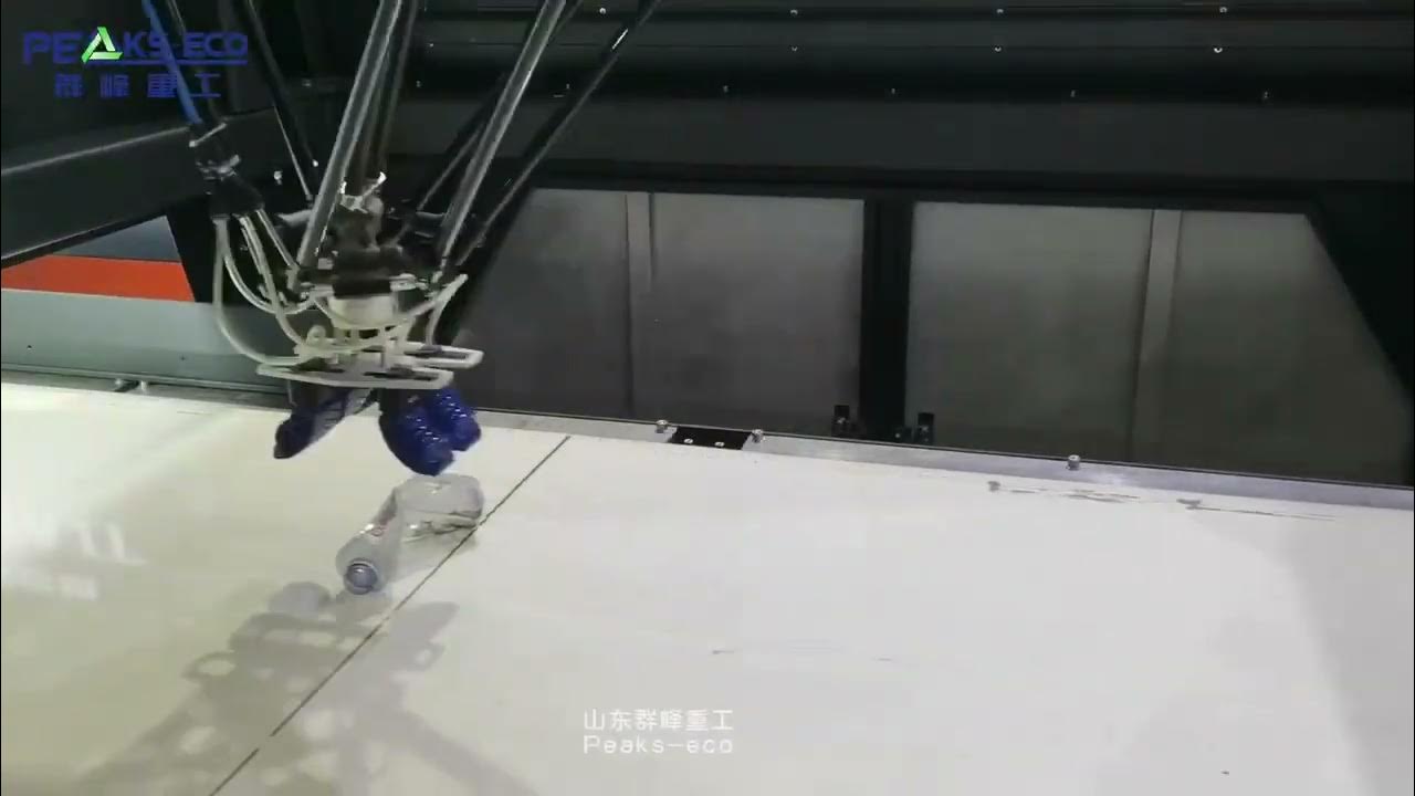 Automatic garbage sorting robot(Soft claws） - YouTube