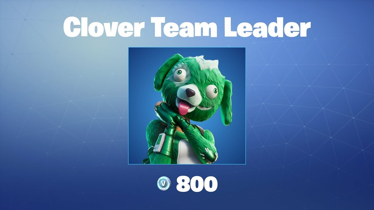 Buying Clover Team Leader Skin - Fortnite Chapter 2 Season 2 - YouTube