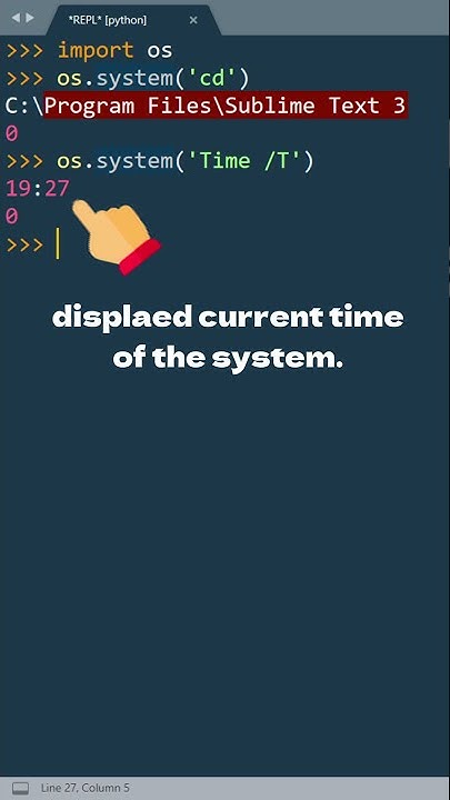 Python Execute Os Commands Directly From Python Program Using Os