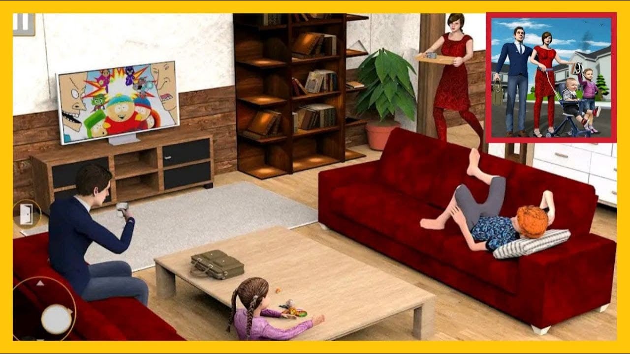Virtual Single Mom Simulator3D game - YouTube