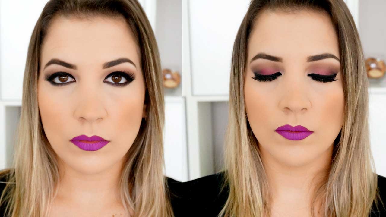 Maquiagem Marcante para Festas e Balada - YouTube