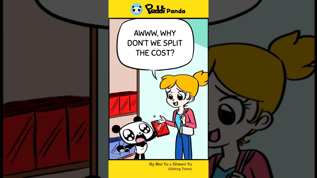 THAT was Clever... 😂🎮 | Puddi Panda #shorts #comics #funnycomics - YouTube