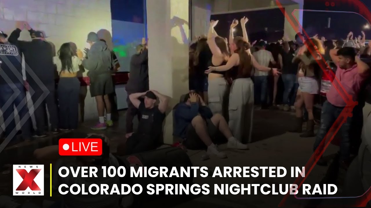 LIVE | Colorado Springs Nightclub Raid Nets Over 100 Migrant Arrests ...