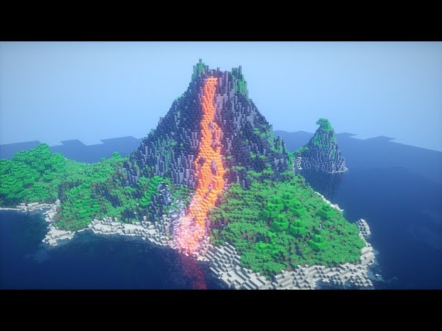 Minecraft Volcano Island