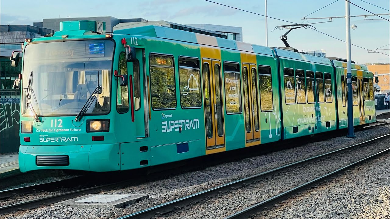 Stagecoach Sheffield SuperTram 112 From Sheffield Railway Station To ...