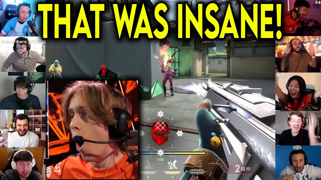 Valorant Streamers Reacts To NRG Mada HIT THE CRAZIEST ACE Against C9 ...