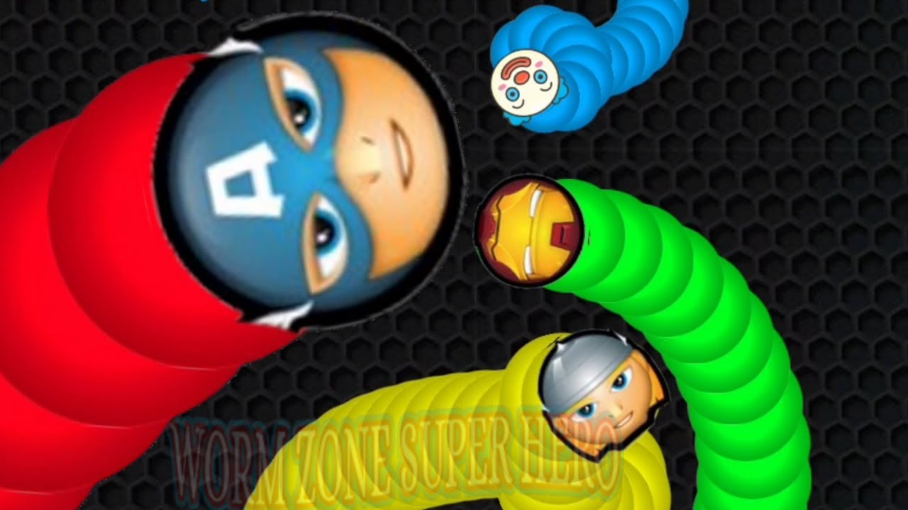 Cacing Super Hero Karakter Iron-Man || Game Cacing Slither.io #99416 ...
