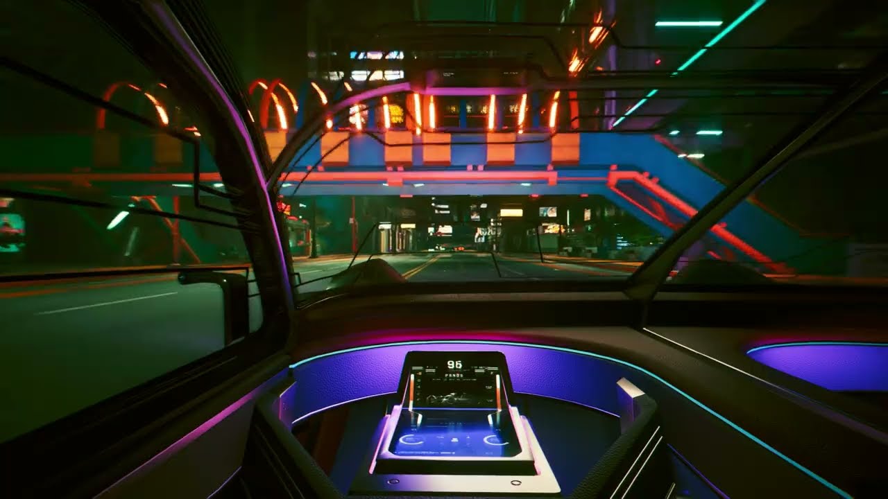 Driving Rayfield Aerondight “Guinevere” Night Drive 🌃 Stunning Neon ...