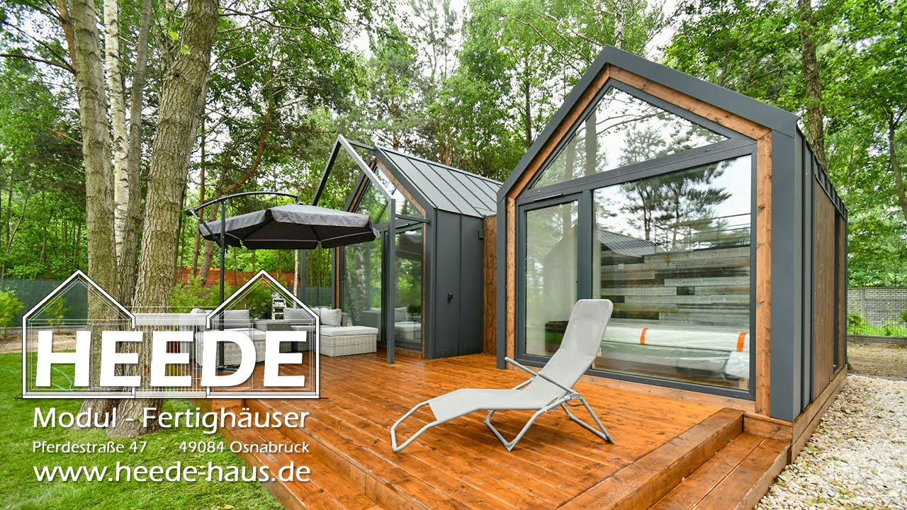 HEEDE-Haus Model SINGLE H35 m² - Kompaktes Modul Fertighaus für Singles ...