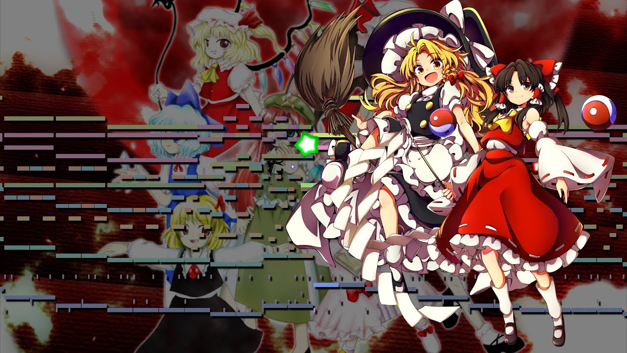 Touhou 6 EoSD - A Dream More Scarlet than Red [MIDI] - YouTube