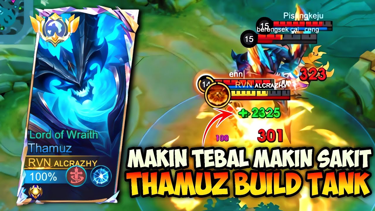 MAKIN BRUTAL‼️THAMUZ REVAMP BUILD TANK 2025 | GAMEPLAY TOP GLOBAL ...