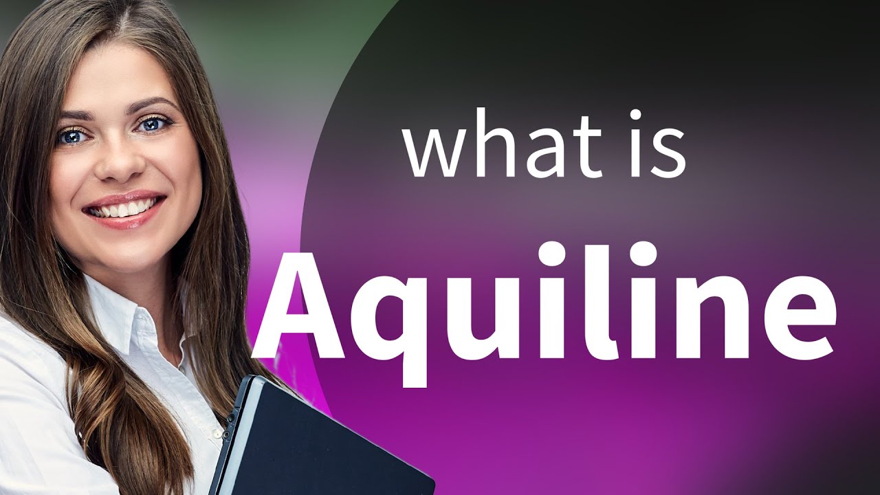 Aquiline • meaning of AQUILINE - YouTube