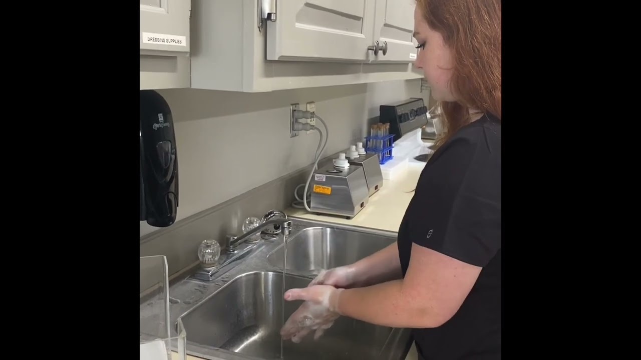 Basic hand washing - YouTube